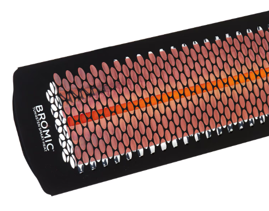 Bromic Heating Tungsten Electric 208v Black (Includes Mounting Bracket ...