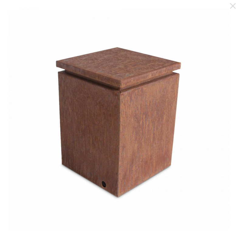 The Outdoor Plus Corten Steel LP Enclosure – Luxe Heat Emporium