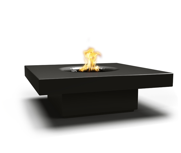 48" Square Balboa Fire Table in Premium GFRC Colors by The Outdoor Plu ...